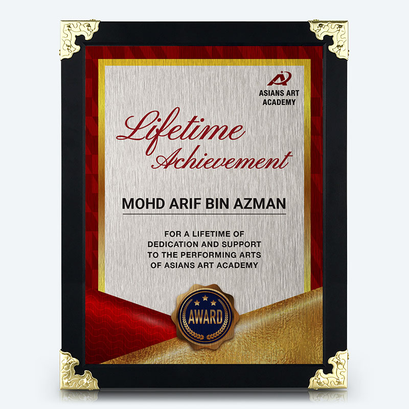 7" X 9" Exclusive Budget Plaque Black Frame - Pembekal Cenderamata ...