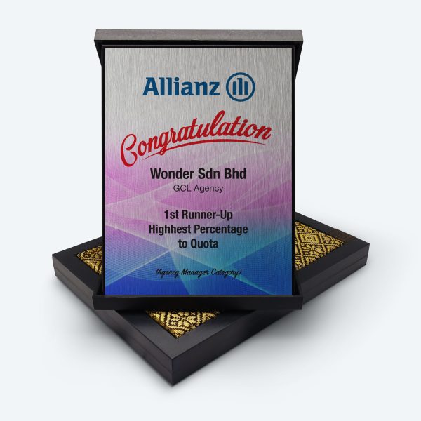 Budget Plaque With Exclusive Songket Box : Congratulation Plaque ...