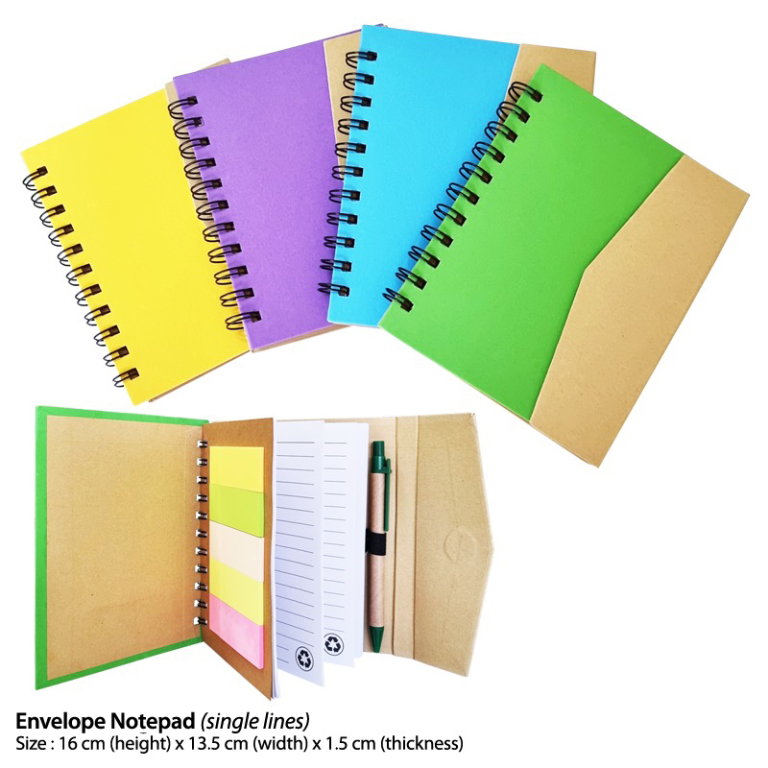 Envelope Notepad - Pembekal Cenderamata untuk Agensi Kerajaan dan Korporat